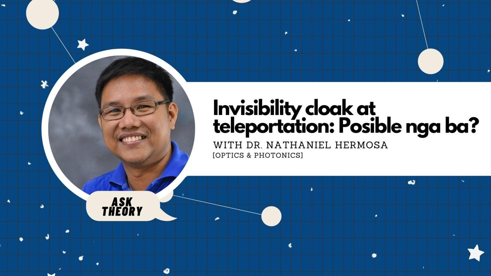 Ask Theory Podcast Ep. 26: Invisibility Cloak At Teleportation: Posible ...